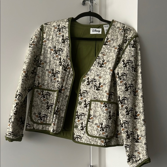 Disney | Jackets & Coats | Disney Floral Patterned Bambi Jacket | Poshmark